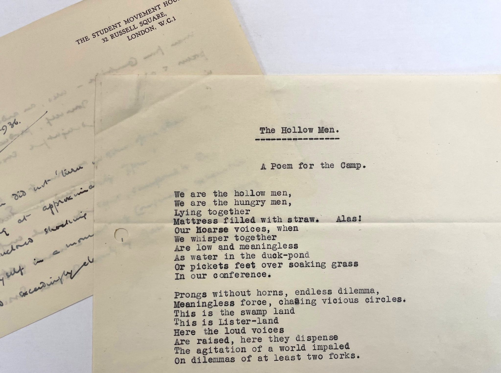 This is the way the world ends: The Hollow Men at 100 | T. S. Eliot