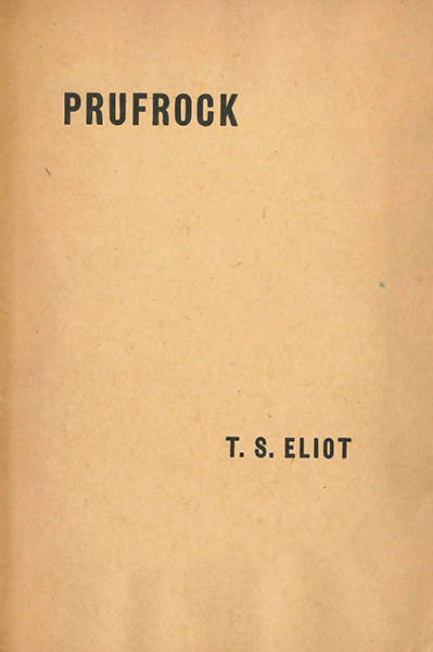 Prufrock 100 Years Later: T.S. Eliot's 'The Love Song Of J. Alfred